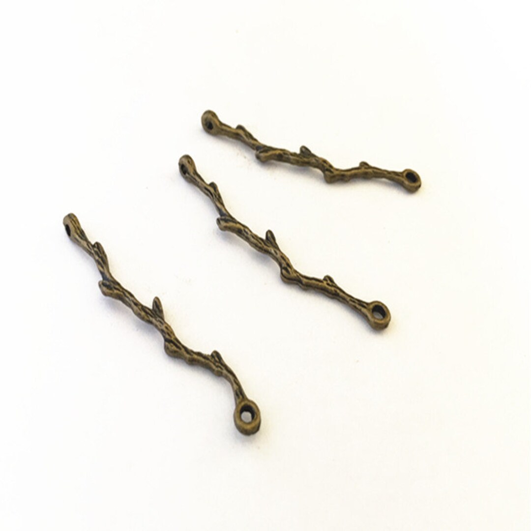 30pcs of Antique Bronze Tree Branches Pendant Charm 4mmx41mm - Etsy