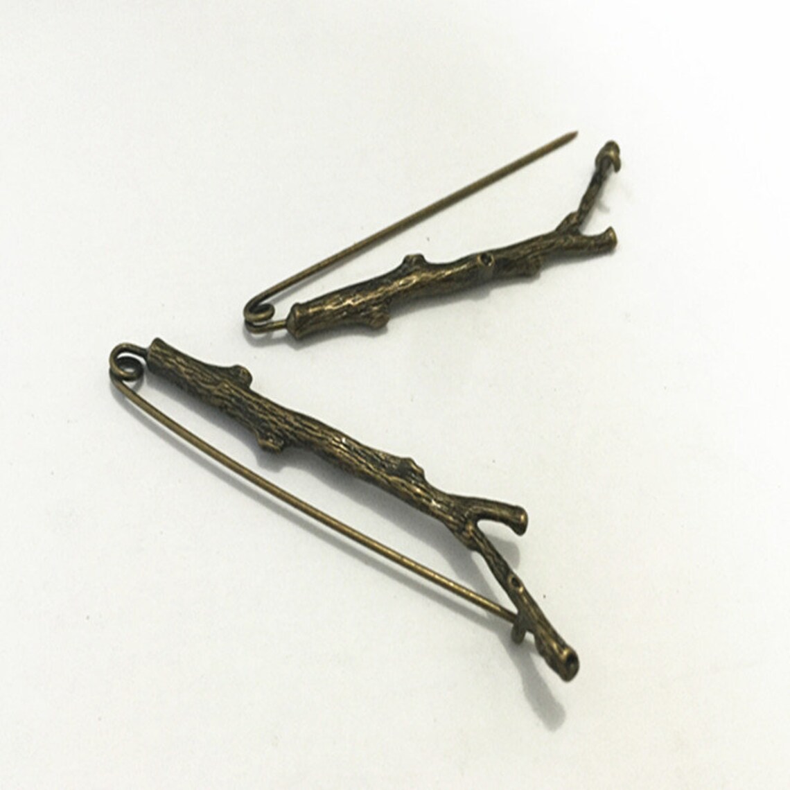 2pcs Antique Bronze Branches Brooch Pin 13mmx85mm - Etsy UK