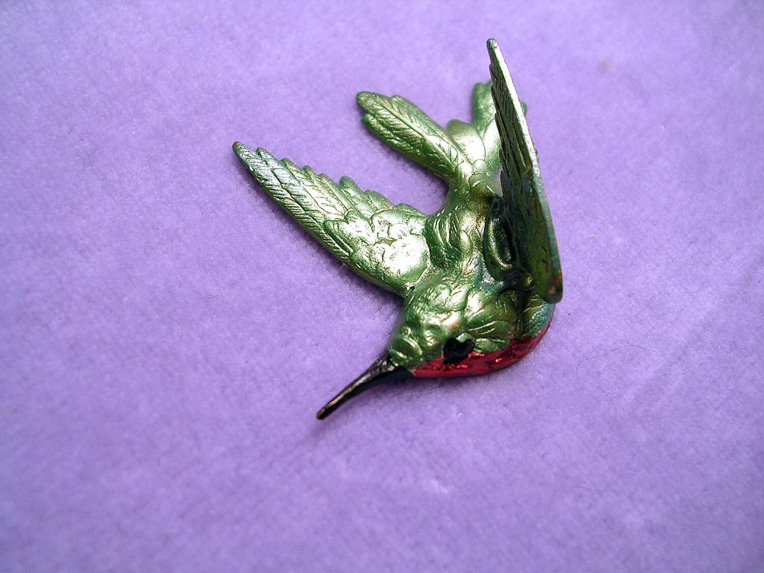 Hummingbird Pin. Ruby Throated Hummer - Etsy