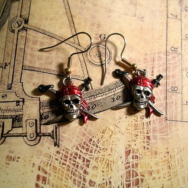 Pirate Ship Earrings - Etsy