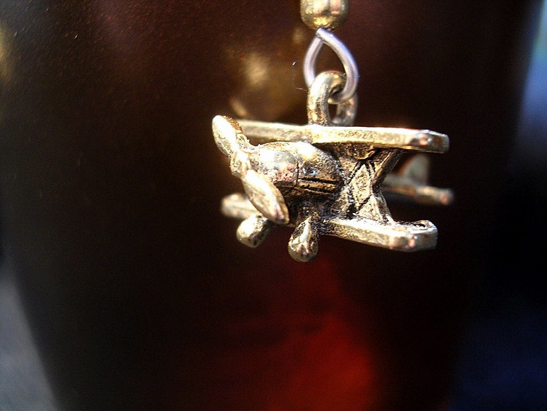 Airplane Earrings. Gold Tone Finish.hypoallergenic Wires. - Etsy