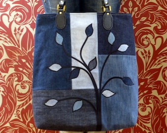PDF Pattern: Applique Denim Bag - Etsy