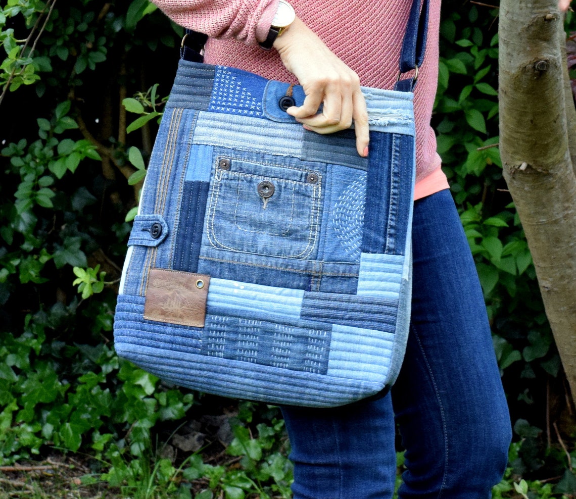PDF Pattern: Denim Boro Bag - Etsy