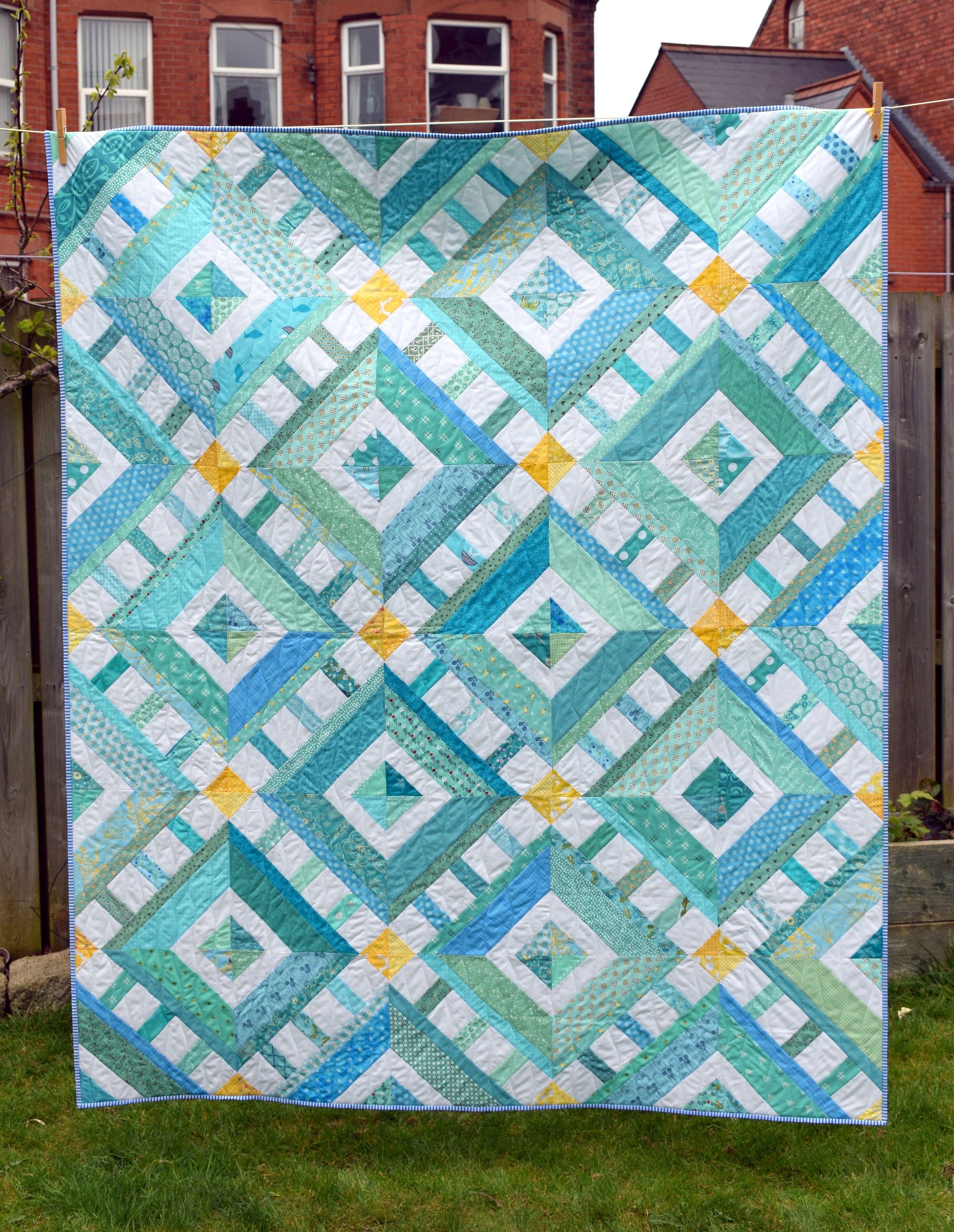 PDF Pattern: Sun Sea & Sky Quilt - Etsy