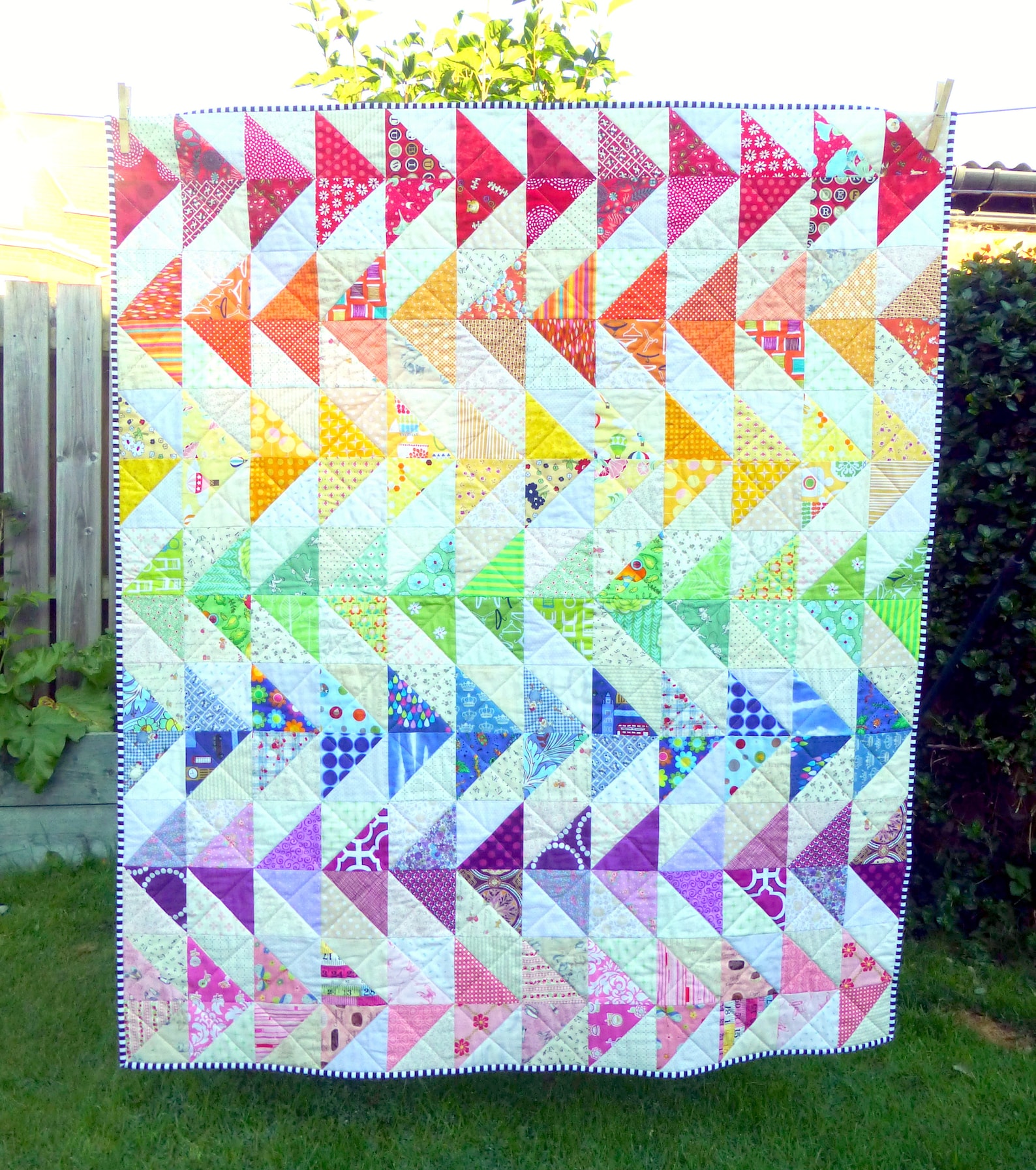 PDF Pattern: Rainbow Geese Quilt - Etsy