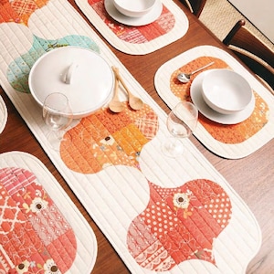 PDF Pattern: 'baubles' Table Runner & Mats (4) - Etsy