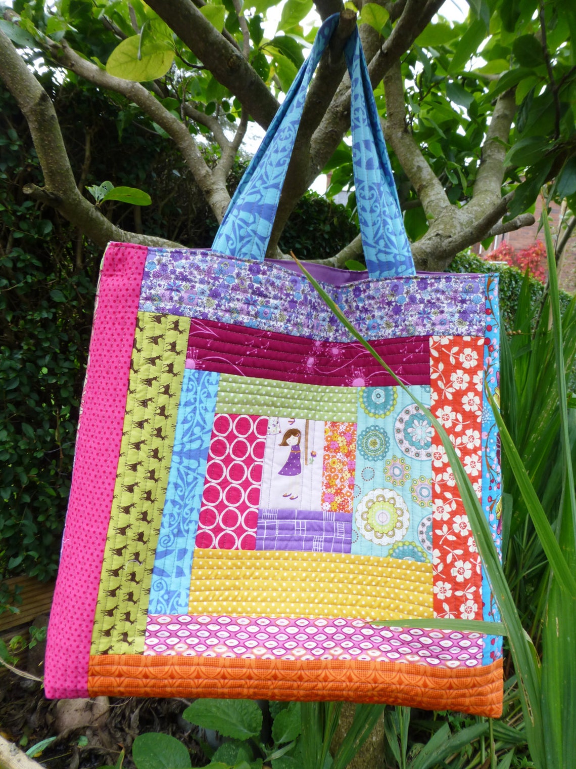 PDF Pattern 'quilt as You Go' Handbag/shopper - Etsy UK