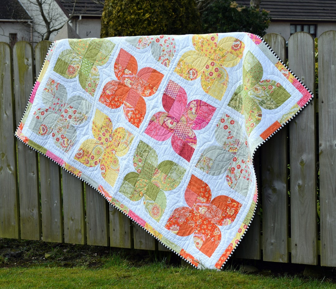 PDF Pattern: 'butterfly Garden' Quilt - Etsy