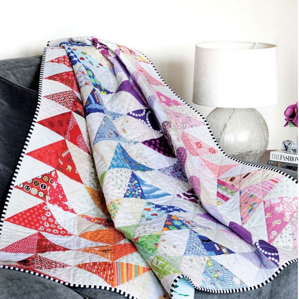 Rainbow Quilt - Etsy