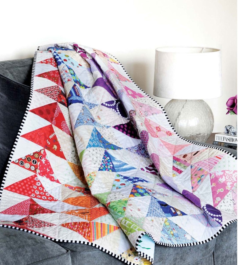 PDF Pattern: Rainbow Geese Quilt | Etsy