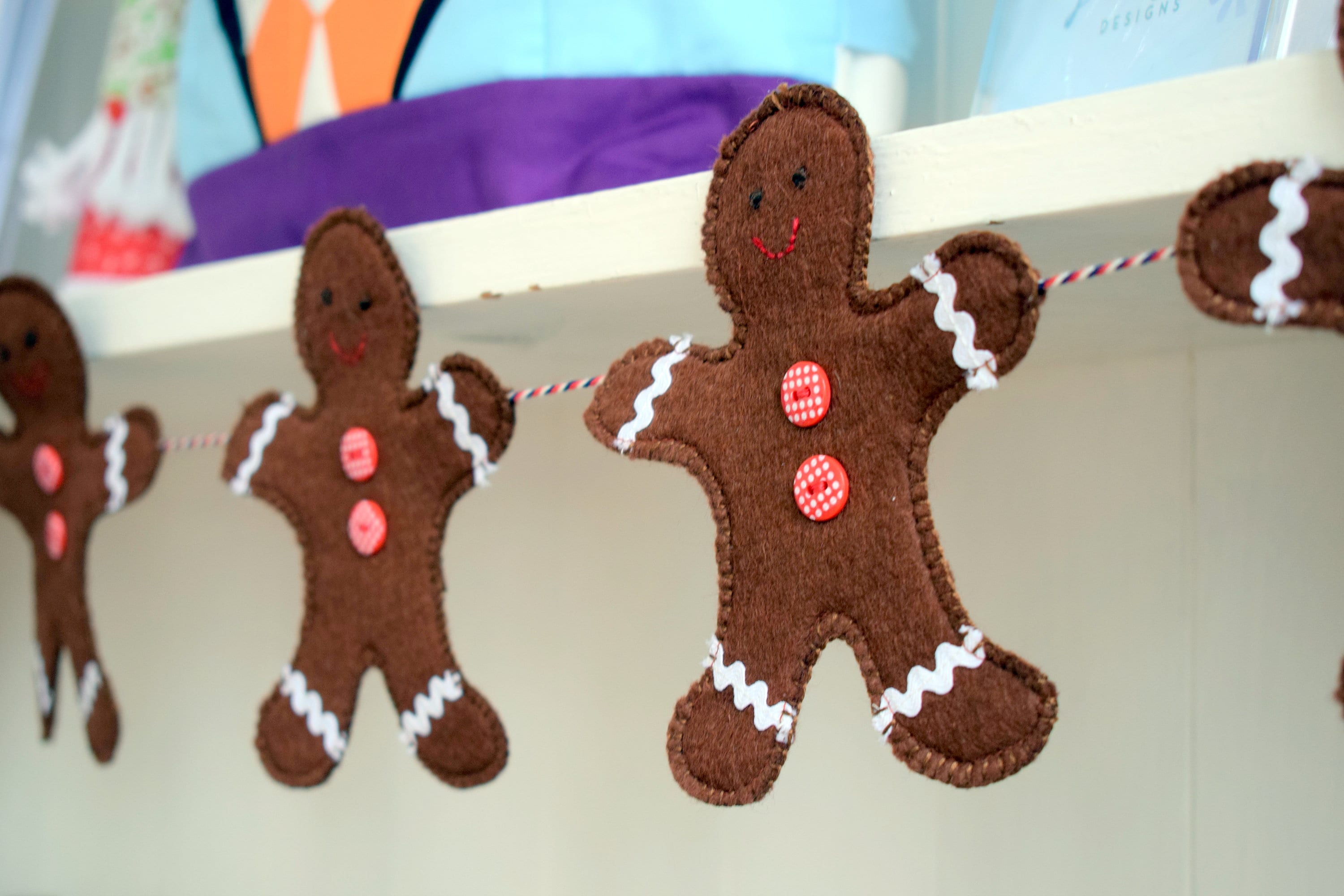 PDF Pattern: Gingerbread Men Garland - Etsy