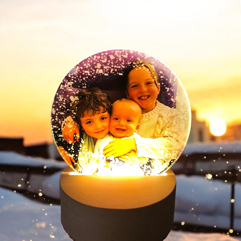 Photo Snow Globe - Etsy