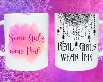Some Girls Wear Pink Real Girls Wear Ink SVG - Etsy