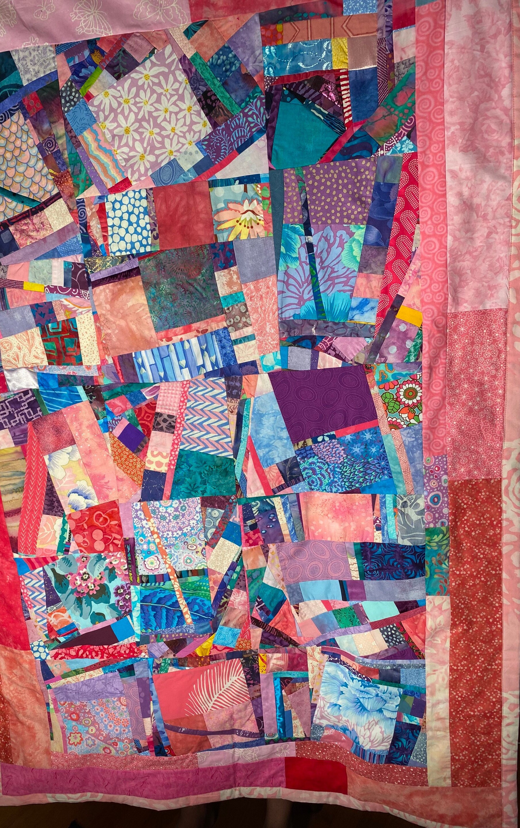 Large Original Design Art Quilt Wall Hanging//modern Abstract Collage ...