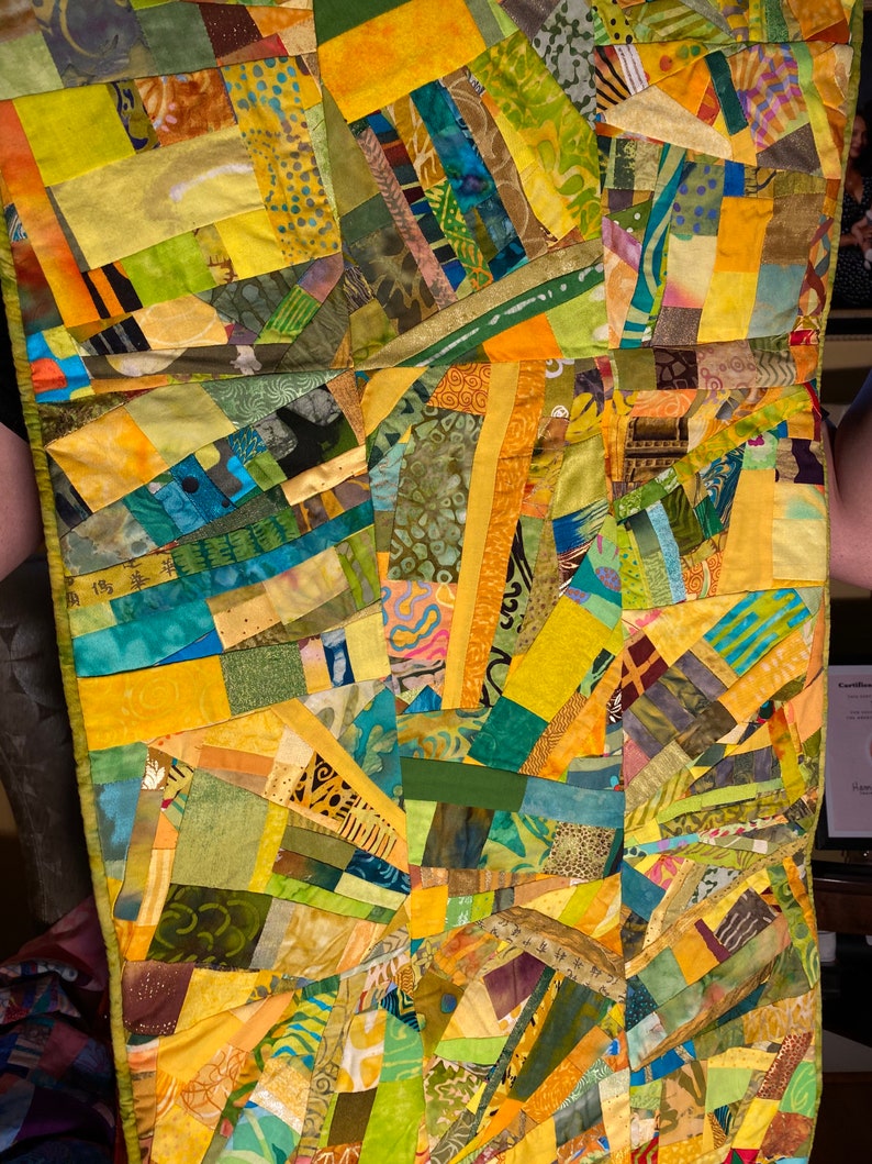 Contemporary Collage Art Quilt Wallhanging//abstract Modern Art Quilt ...