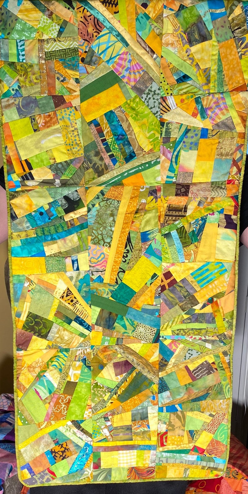 Contemporary Collage Art Quilt Wallhanging//abstract Modern Art Quilt ...