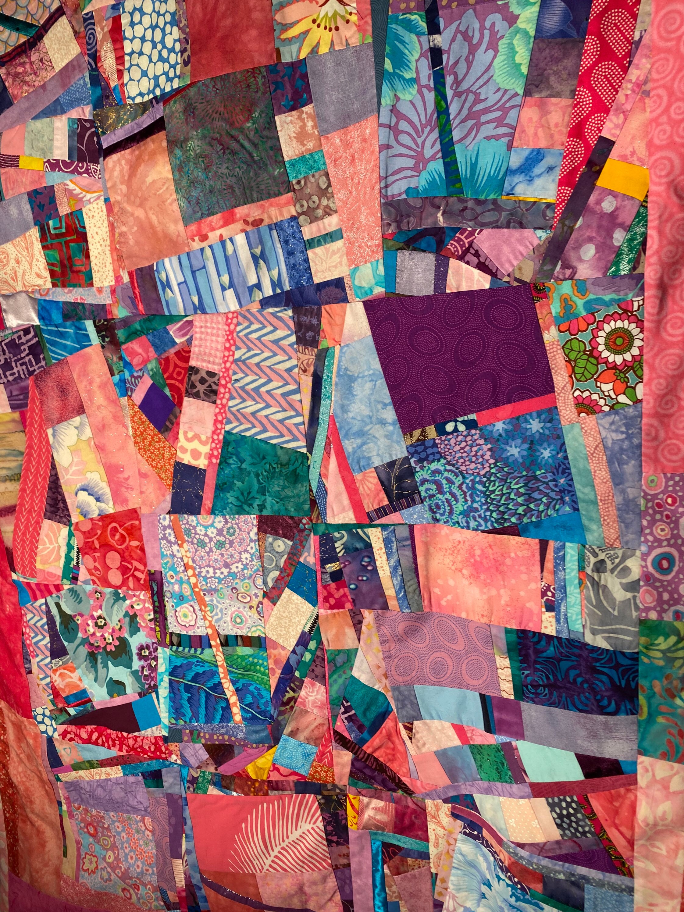 Large Original Design Art Quilt Wall Hanging//modern Abstract Collage ...