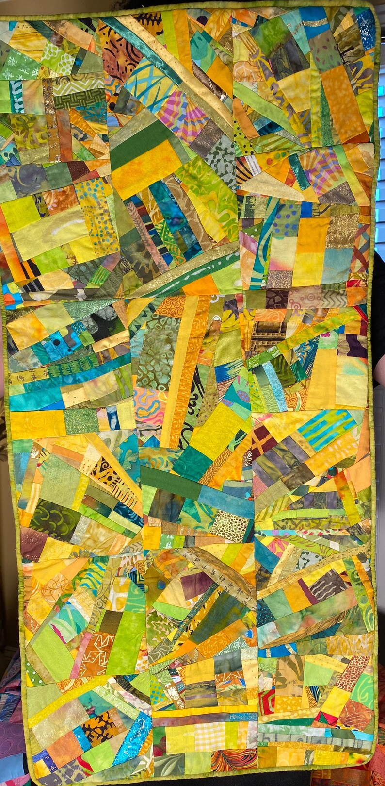 Contemporary Collage Art Quilt Wallhanging//abstract Modern Art Quilt ...