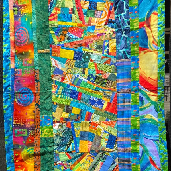 Abstract Art Quilt - Etsy
