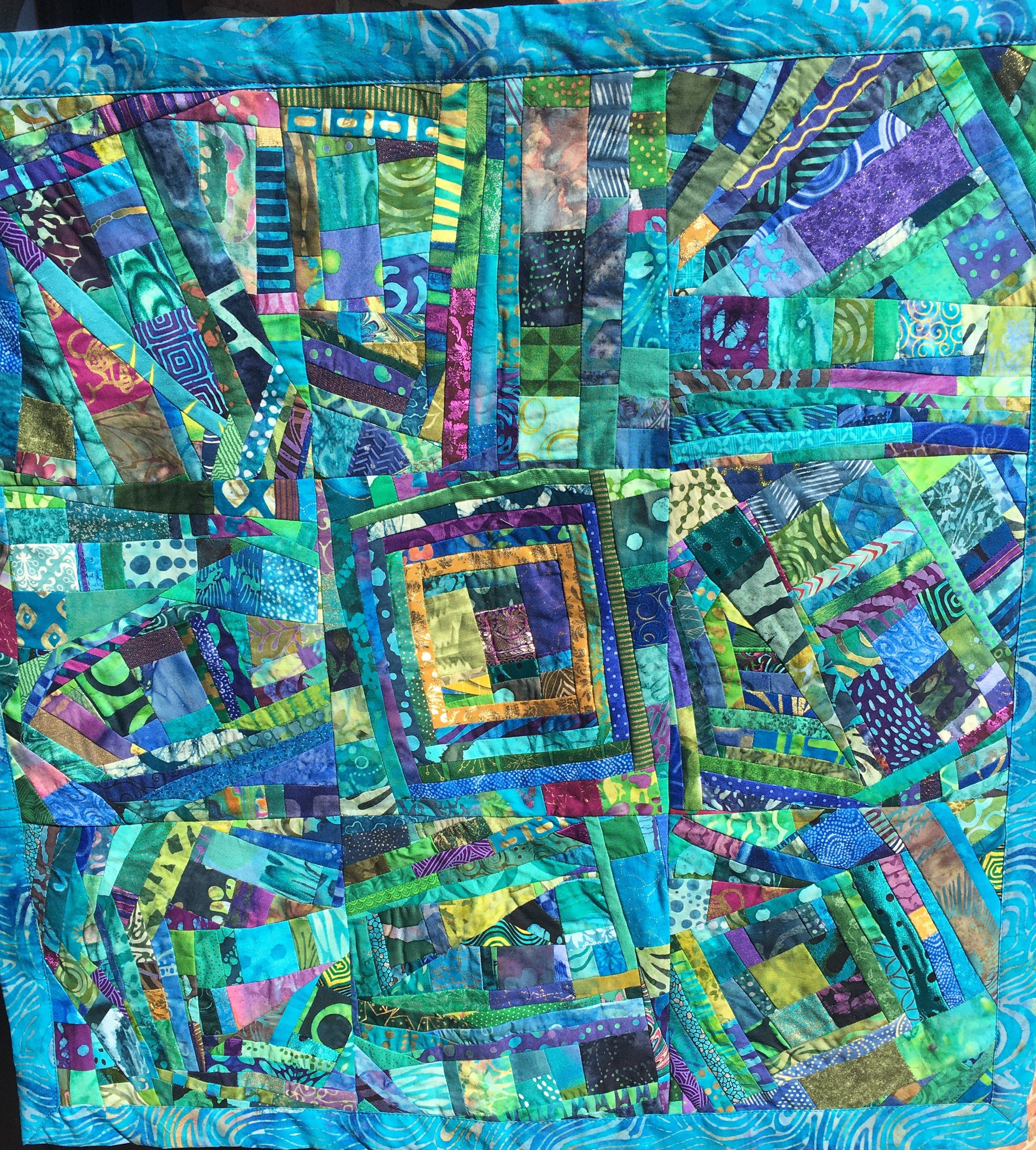 Modern Art Quilt Wall Hanging//contemporary Quilt//improv Quilt ...