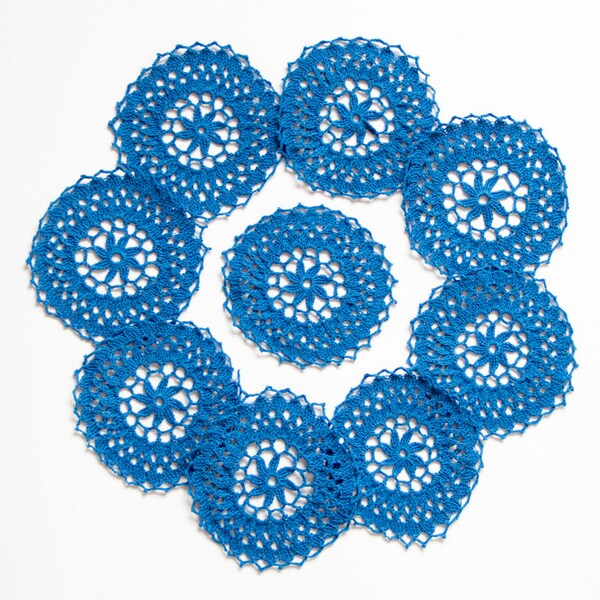 Blue Doily - Etsy
