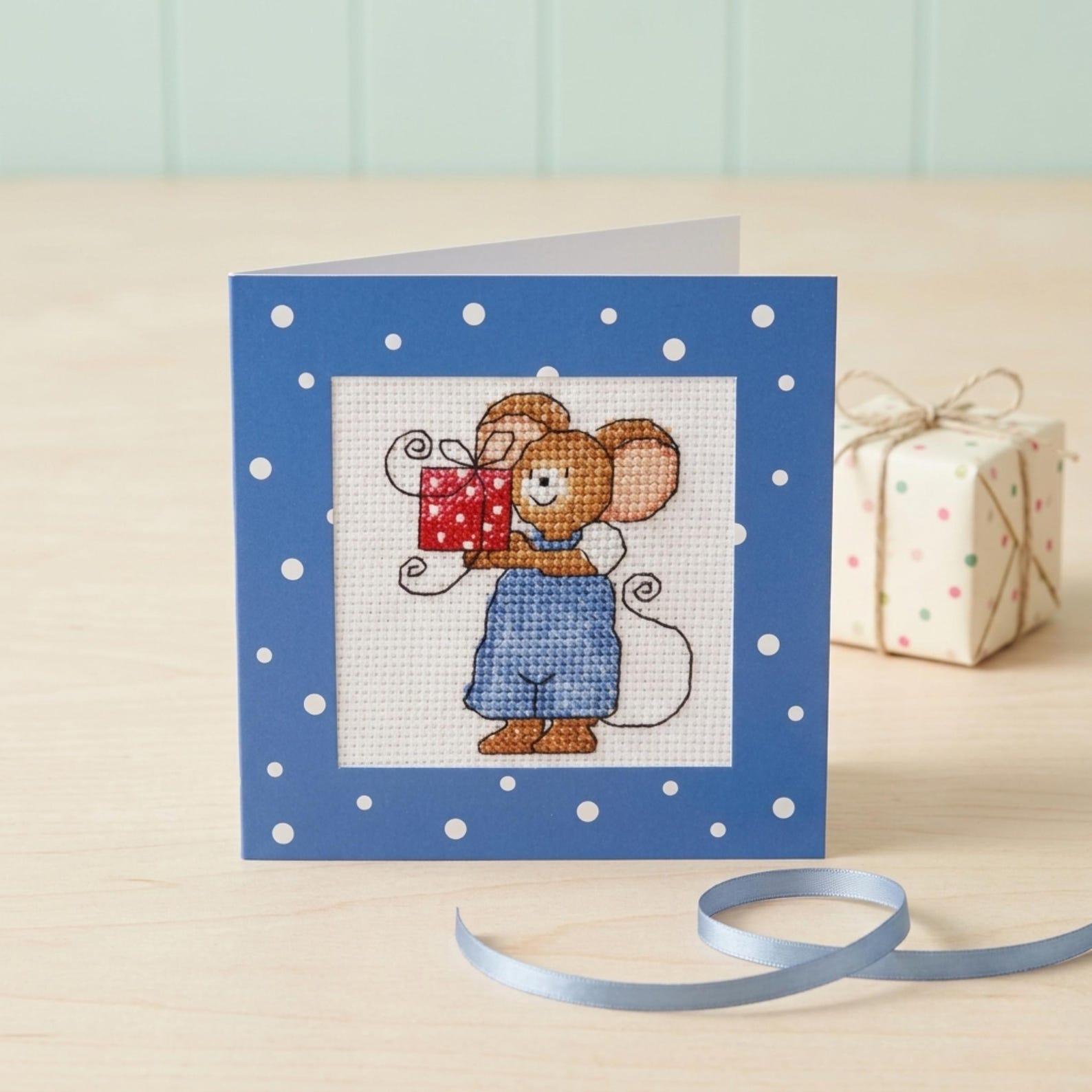 Furry Tales Birthday Card Cross Stitch Patterns, Monty Lizzie Designs ...