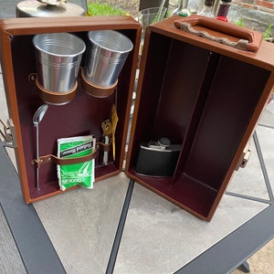 Vintage Portable Travel Bar With Accessories | Mini Bar | MCM Mid ...