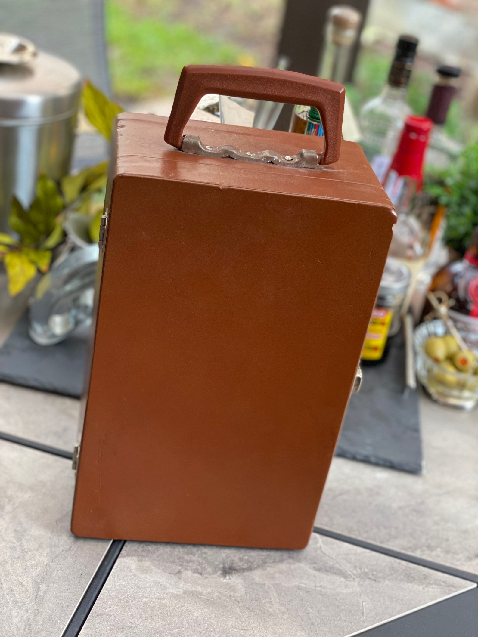 Vintage Portable Travel Bar With Accessories Mini Bar MCM - Etsy