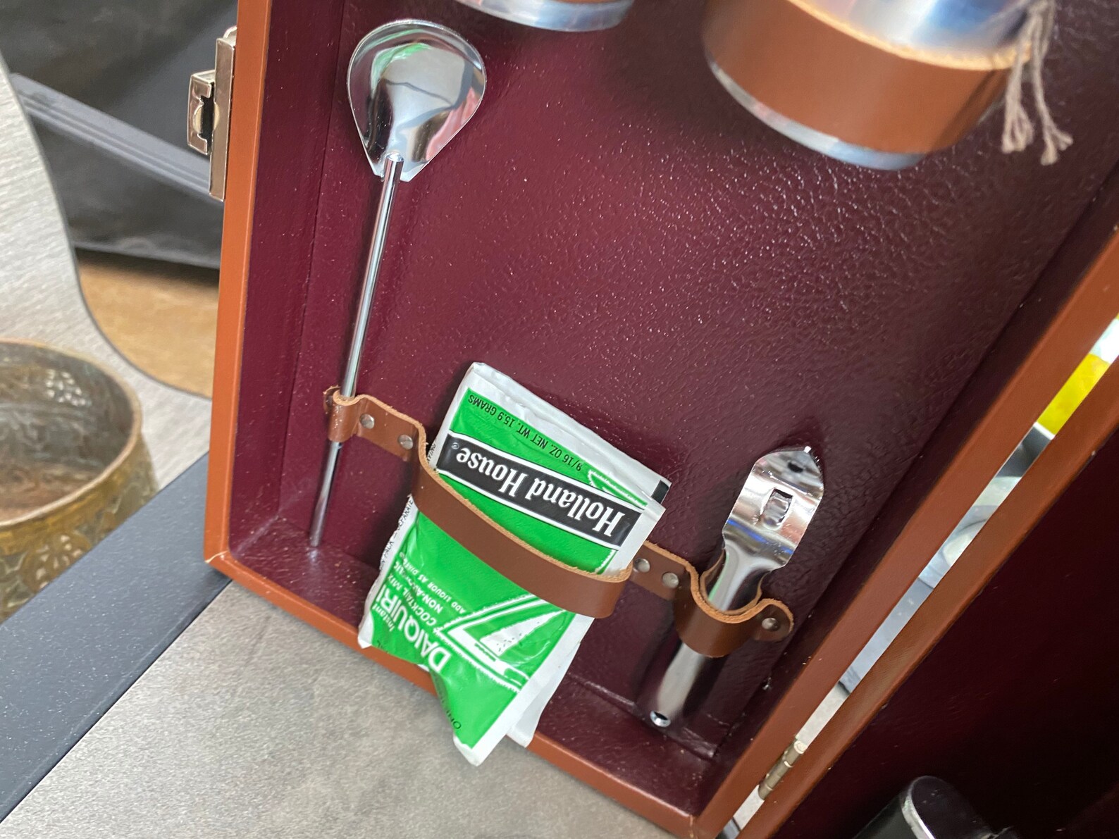 Vintage Portable Travel Bar With Accessories | Mini Bar | MCM Mid ...