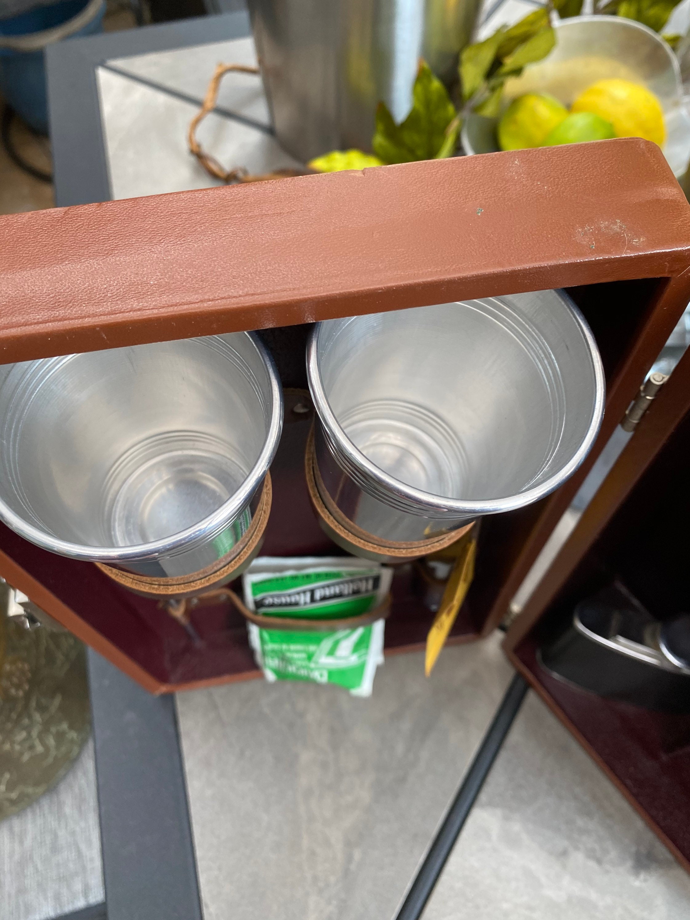 Vintage Portable Travel Bar With Accessories Mini Bar MCM | Etsy