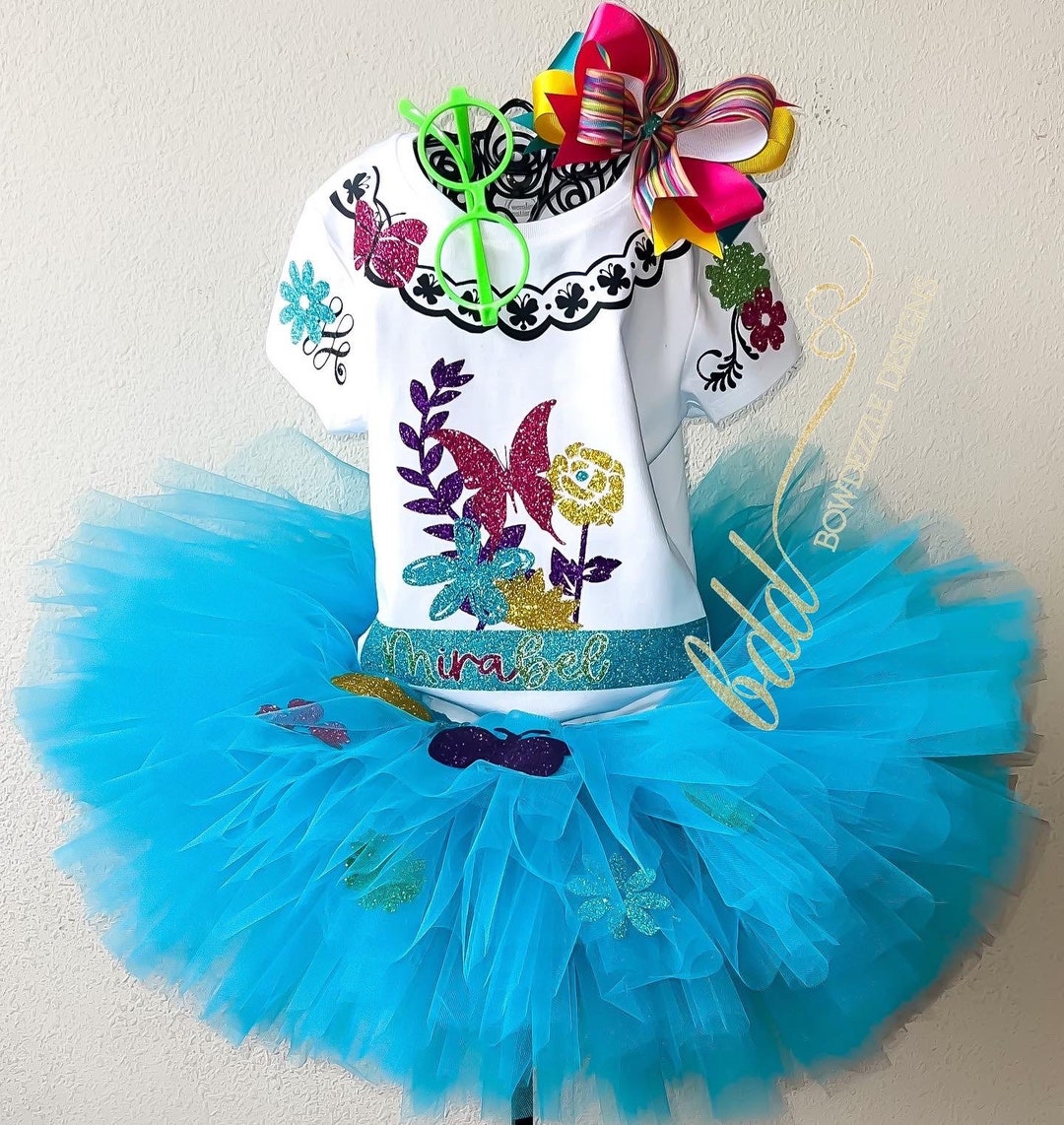 Mirabel Inspired Custom Birthday/halloween Tutu Set - Etsy