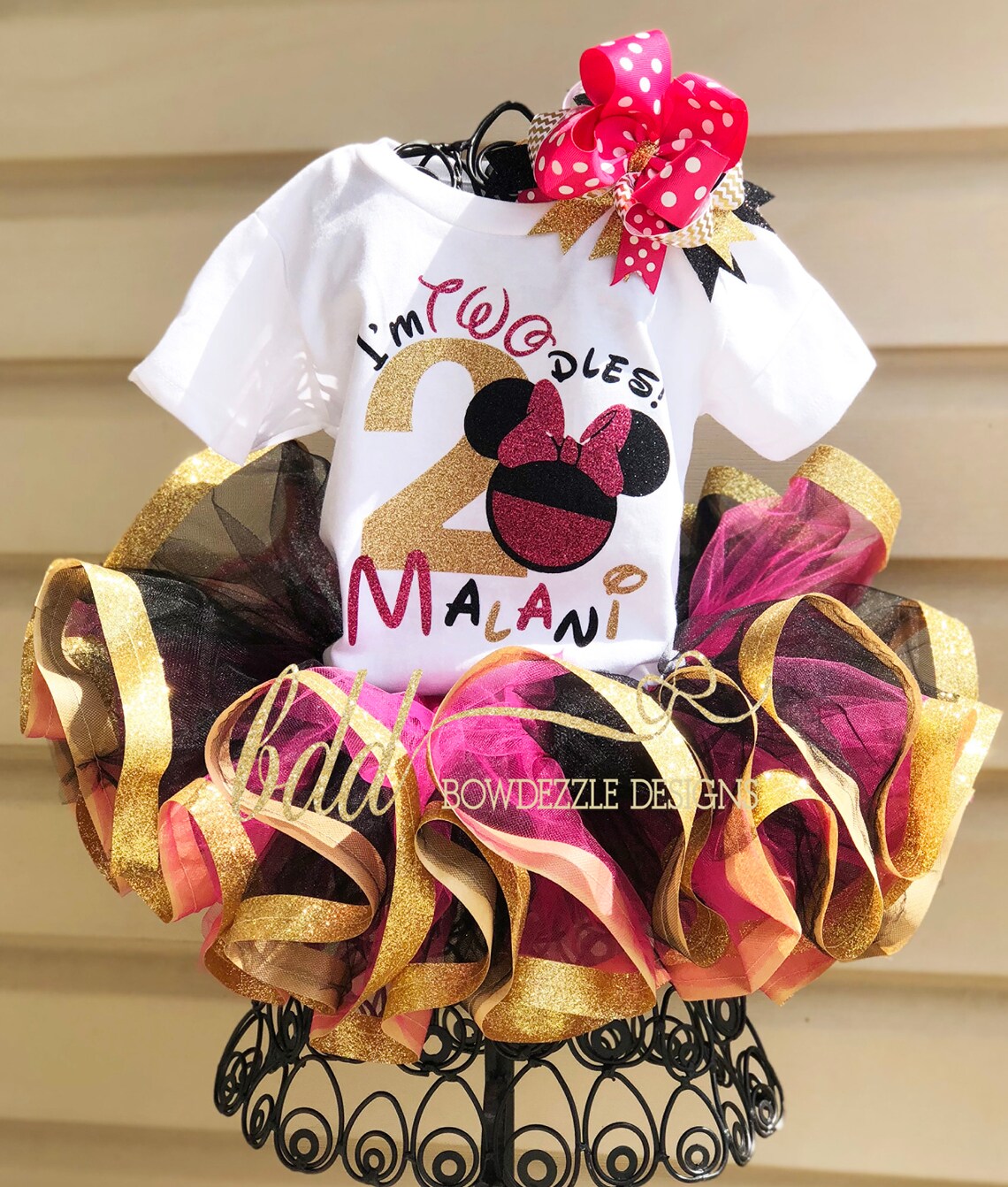 Oh TWO Dles Minnie Mouse Set | Etsy