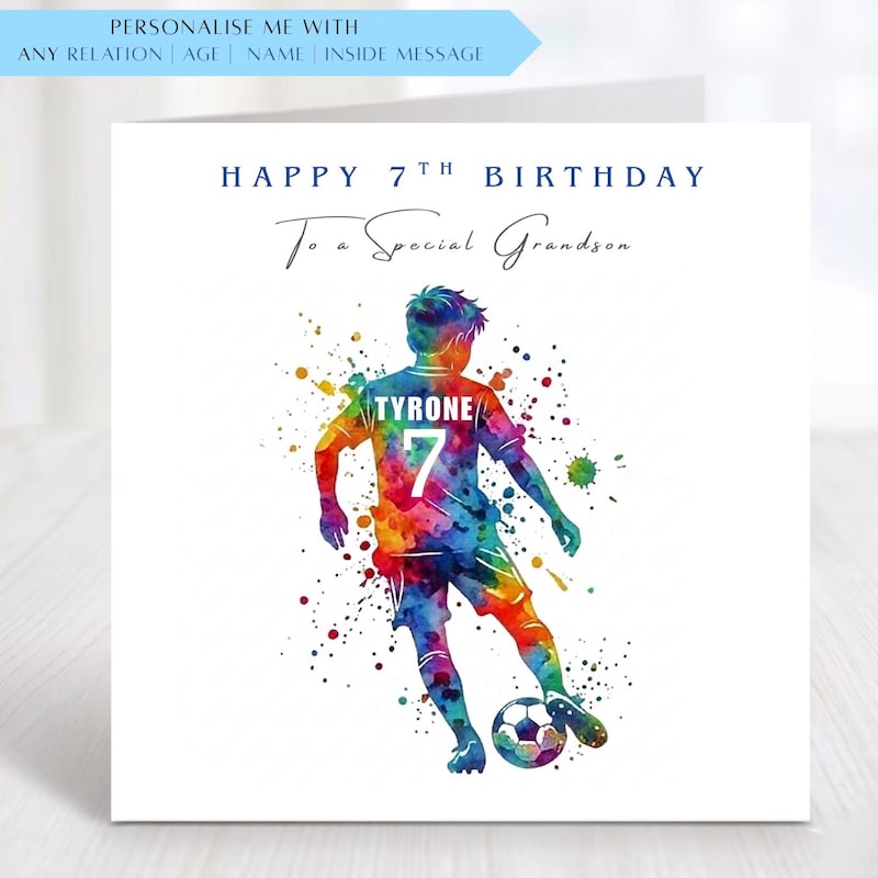 Boy Age 8 Birthday Card - Etsy UK