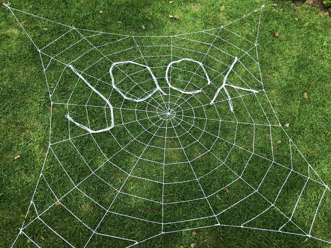 14 Ft X 14 Ft Glowweb Giant Halloween Spider Web House Prop requires a ...