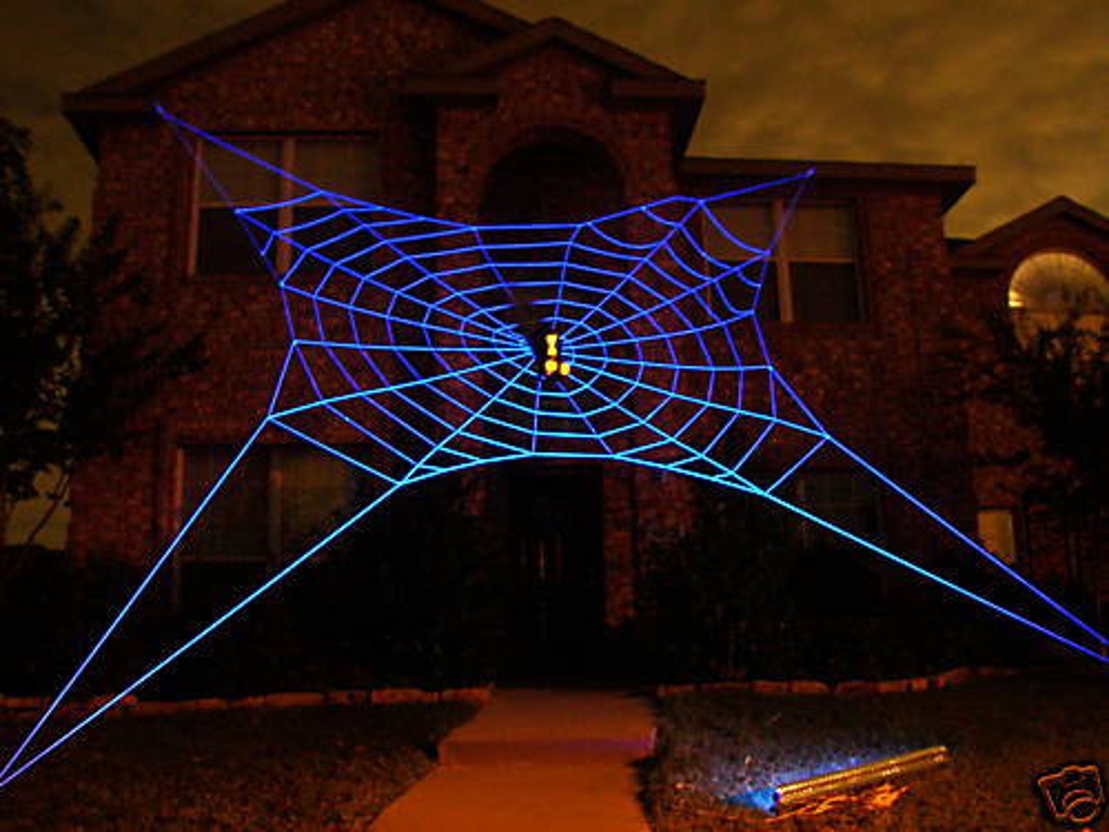 33 Ft ULTRA Glowweb Giant Halloween Spider Web House Prop - Etsy