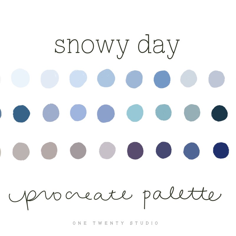 Winter Color Swatches - Etsy