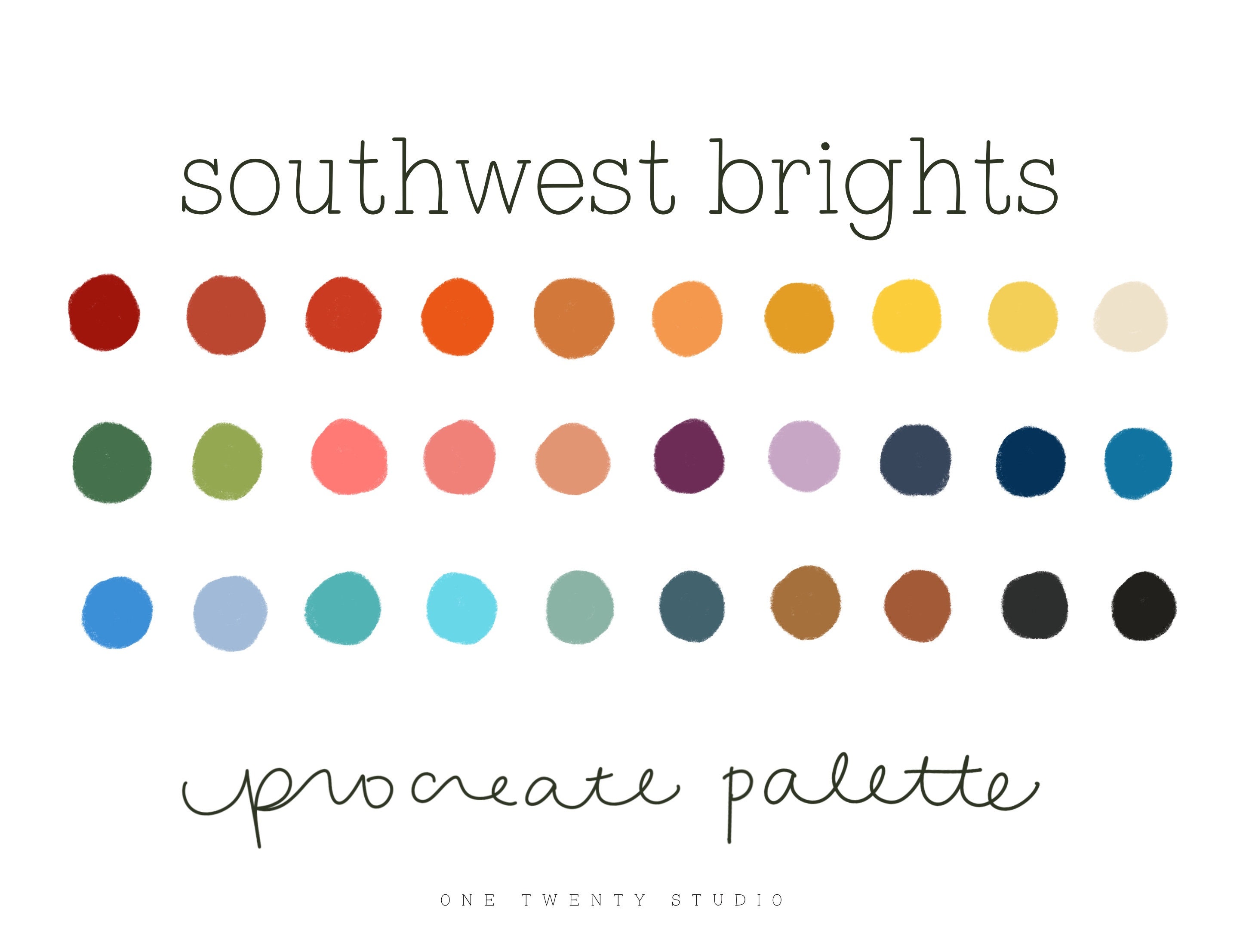 Procreate Color Palette Full Shop Bundle Procreate Palette | Etsy