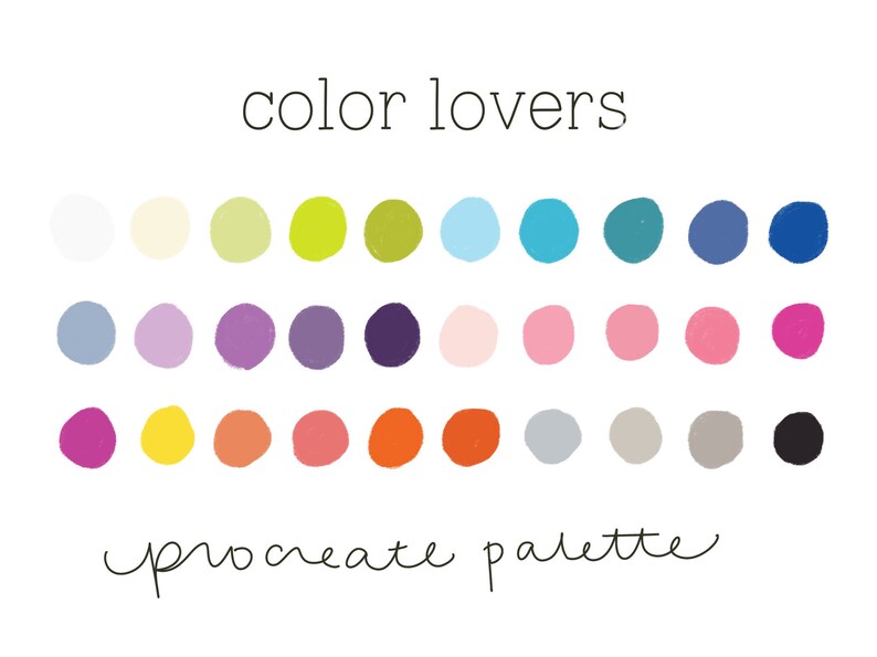 Procreate Color Palette Full Shop Bundle Procreate Palette | Etsy