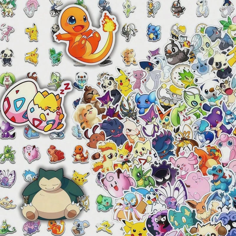 Anime Stickers 100pcs - Etsy