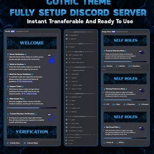 Gothic Discord Server | Dark Theme, Fully Setup (instant Access) - Etsy ...
