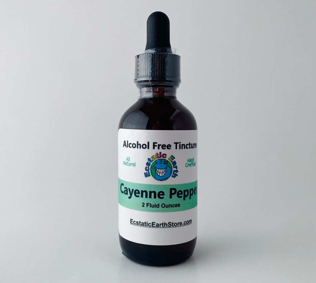 Cayenne Tincture Alcohol Free Capsicum Annuum Extract Handmade Herbal ...