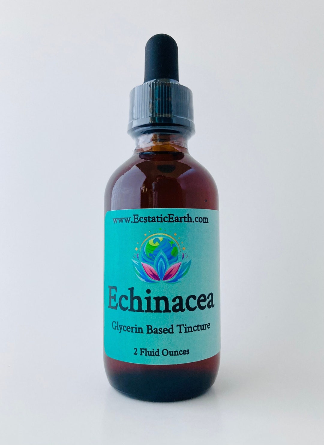 Organic Echinacea Tincture - Alcohol Free Echinacea Angustifolia ...