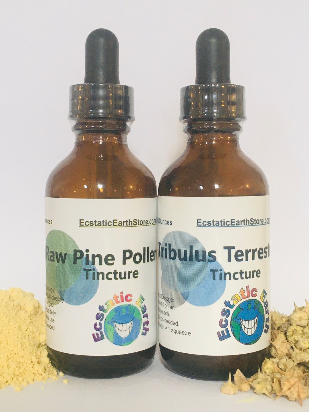Organic Pine Pollen & Tribulus Tincture Combo Pinus - Etsy