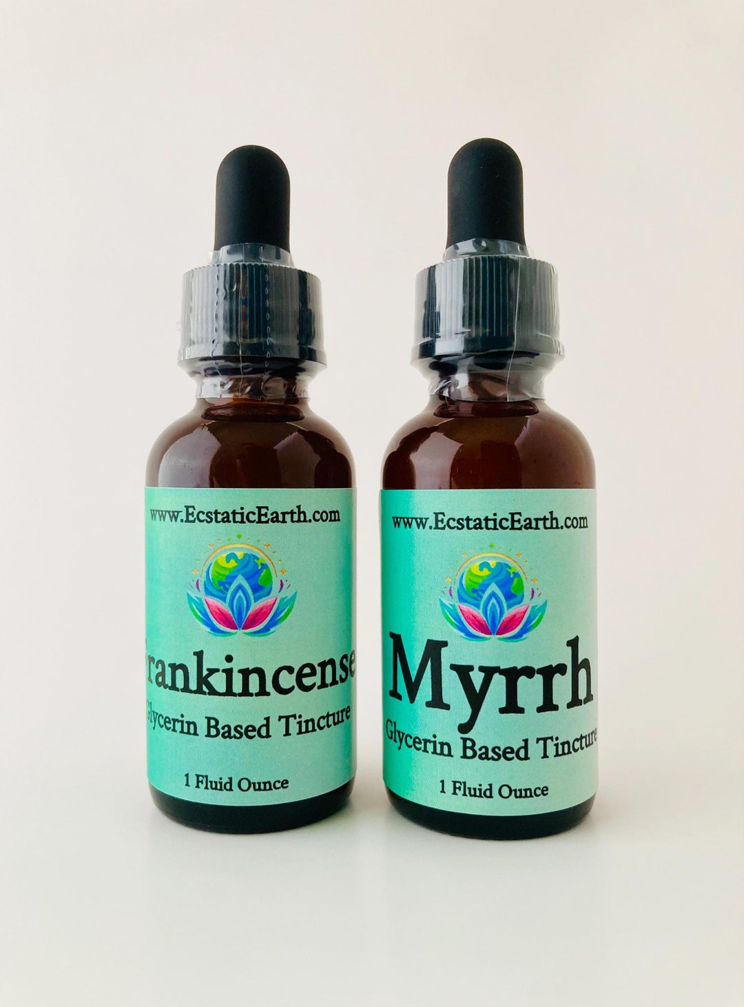 Frankincense & Myrrh Tincture - Two Bottle Combo Pack - Alcohol Free ...