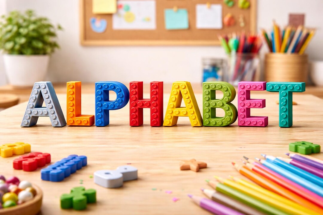 Alphabet Bricks STL Files | Numbers A-Z | Montessori Learning Puzzle ...