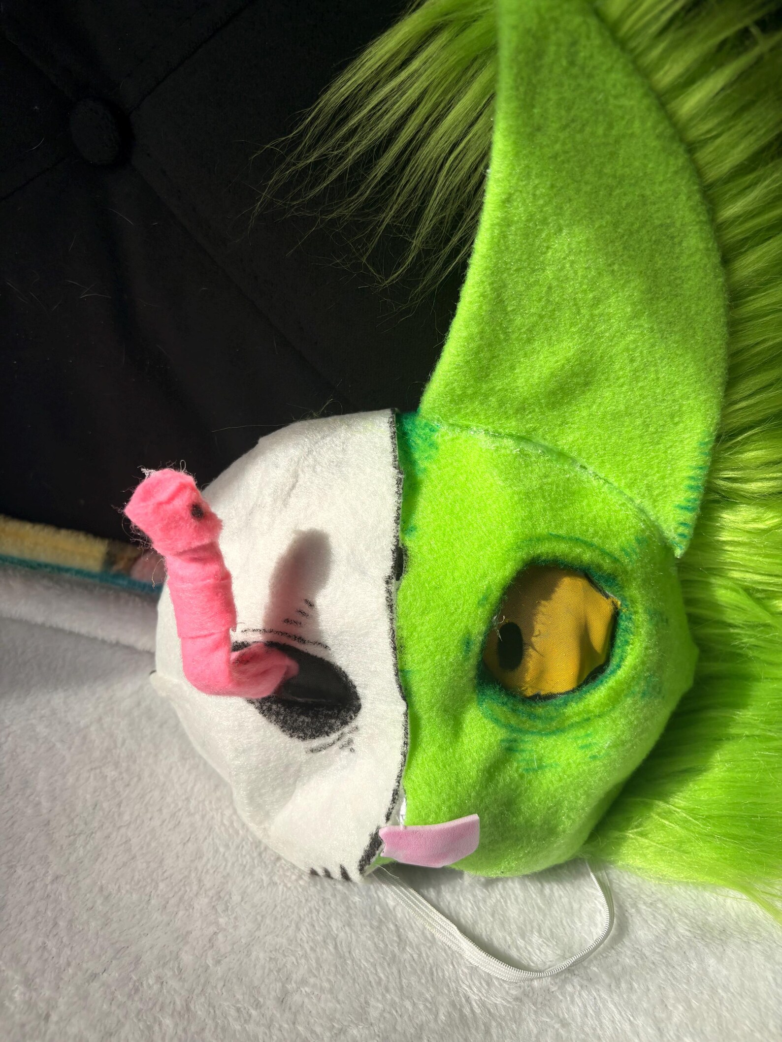 ZOMBIECAT Therian Mask || Poseable Worm!! - Etsy