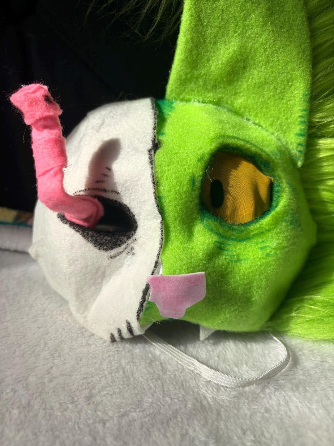 ZOMBIECAT Therian Mask || Poseable Worm!! - Etsy