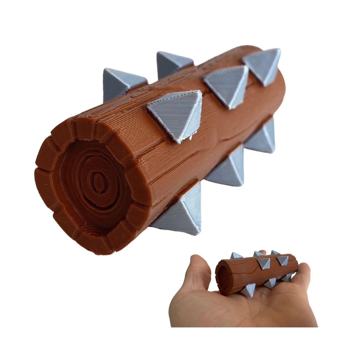 3D Printed Spiked Log Prop – Fantasy RPG Terrain Scenery, Wargaming ...