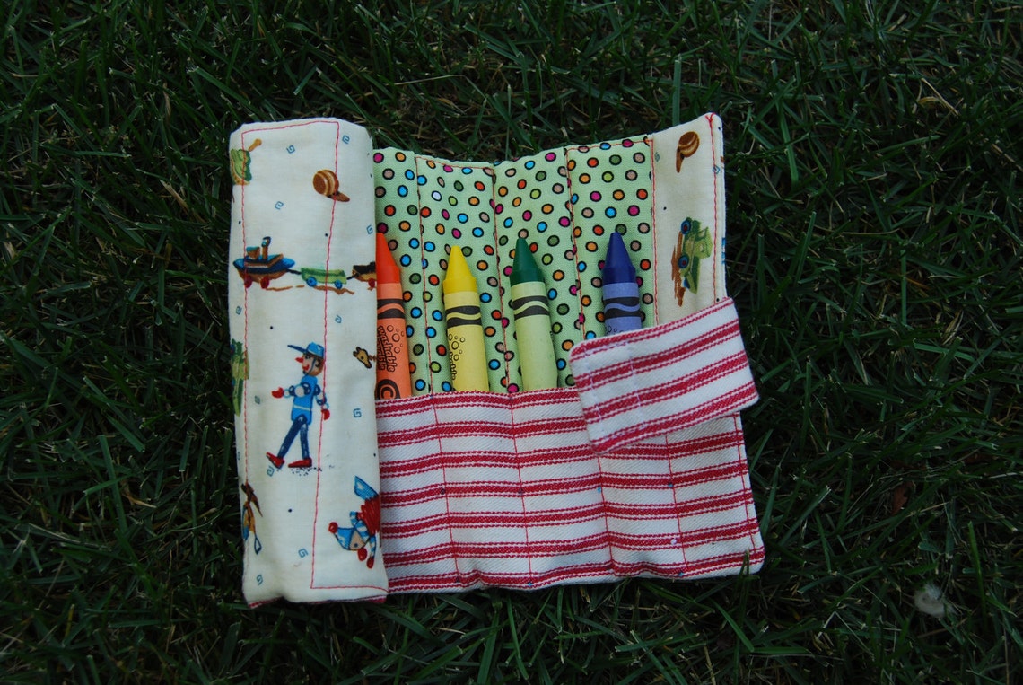 Childs Crayon Color Organizer & Carrying Case - Etsy
