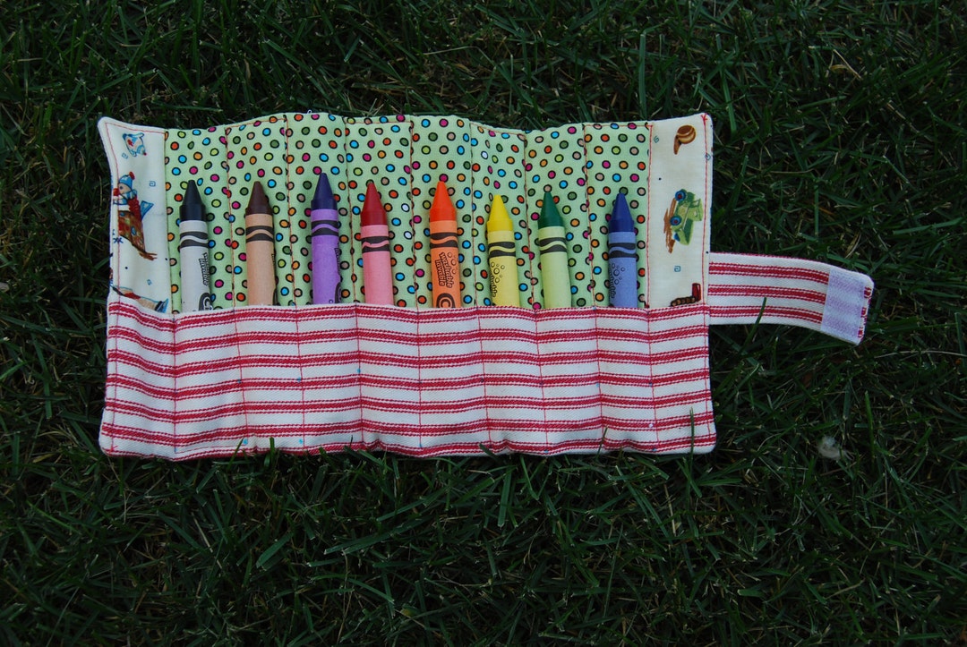 Childs Crayon Color Organizer & Carrying Case - Etsy